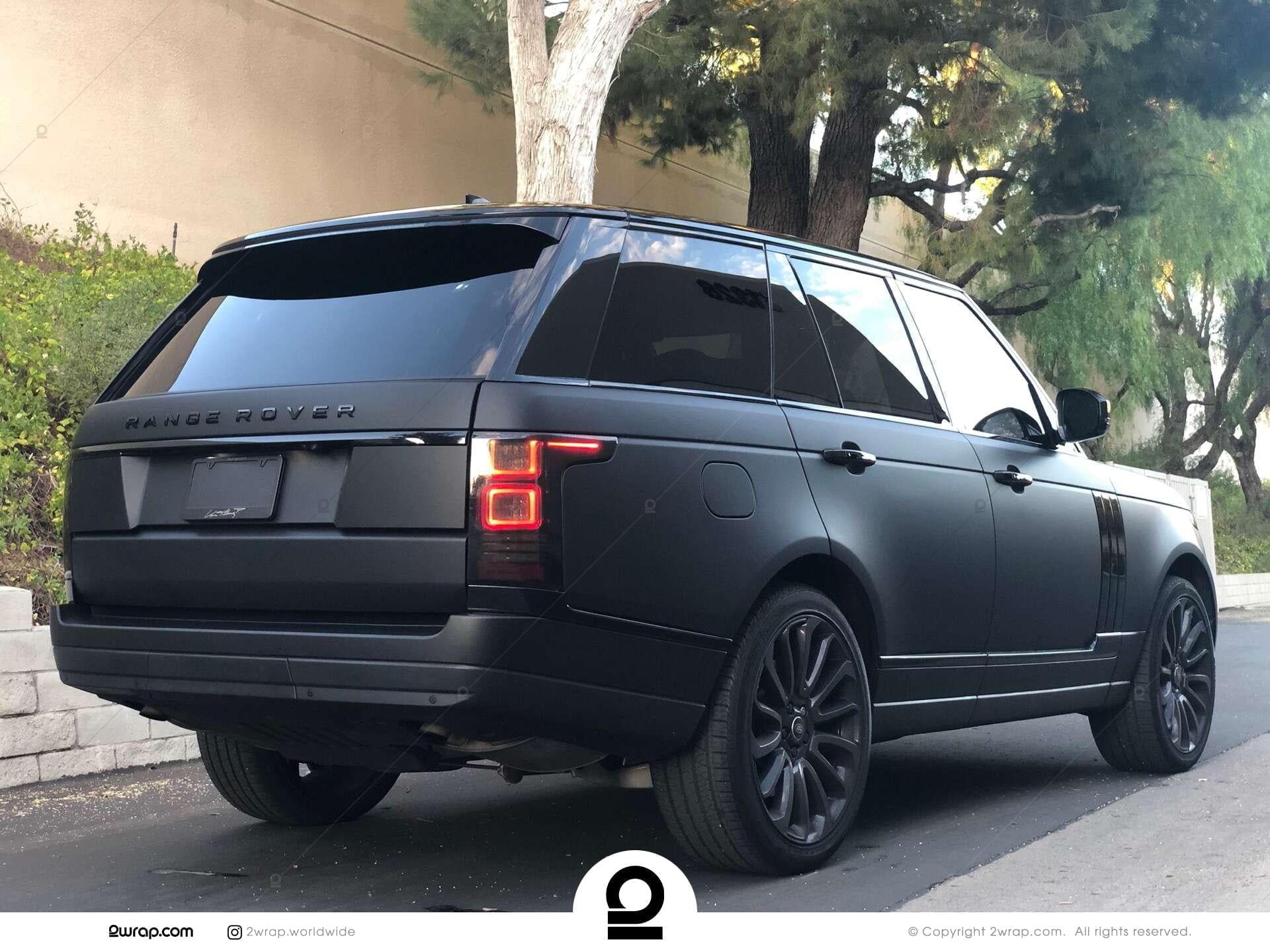 Range rover deep Matt Black | 2wrap.com | Car Wraps, PPF ...