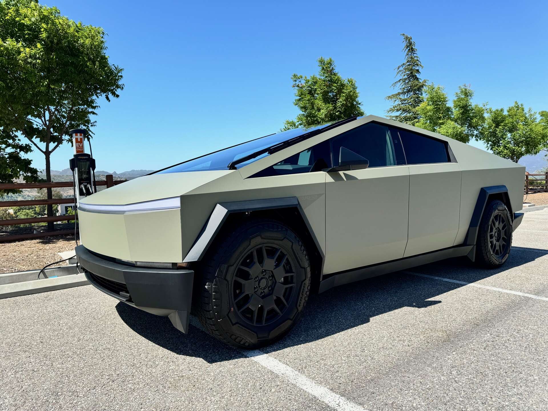 Khaki green Cybertruck wrap | 2wrap.com | Car Wraps, PPF ...